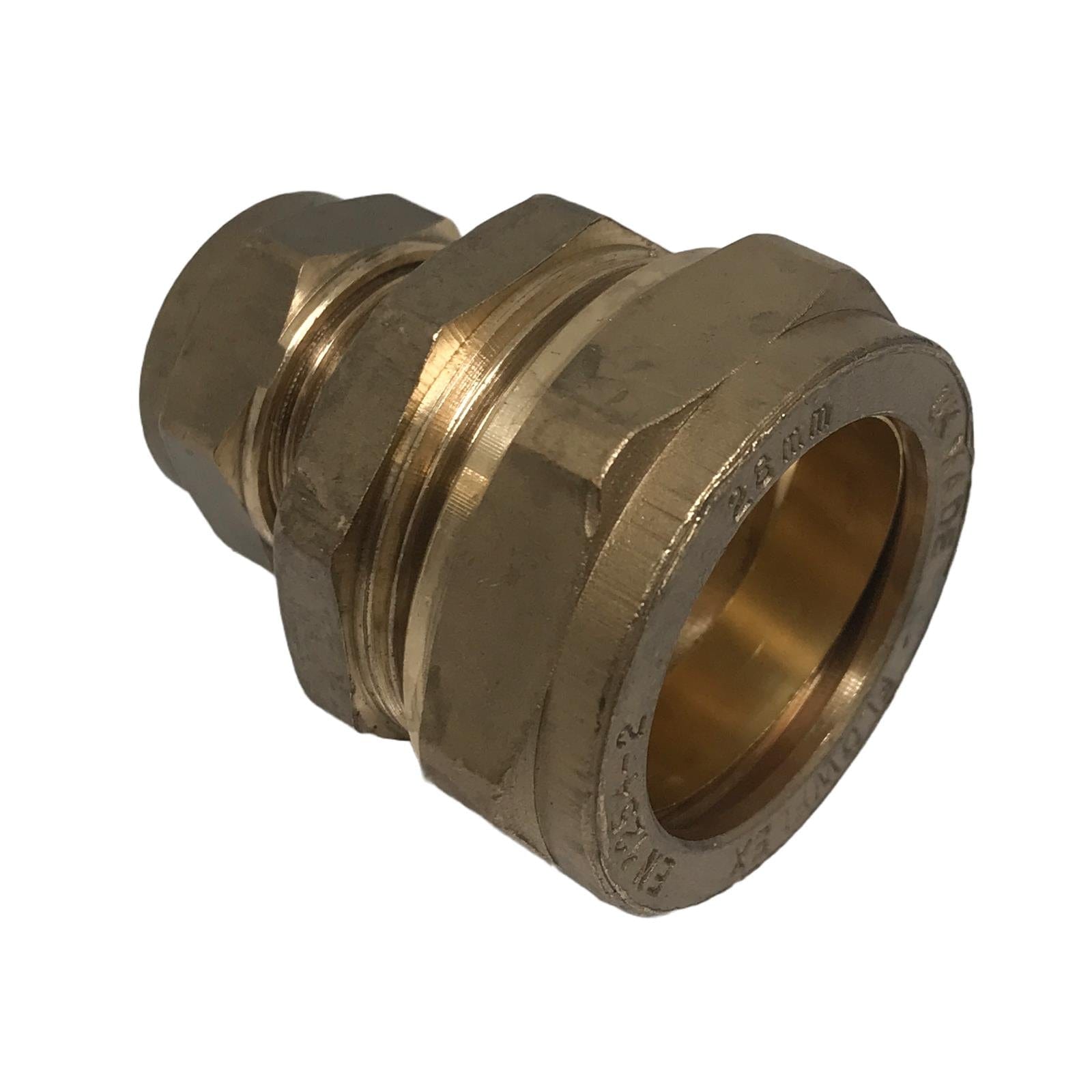 28mm x 15mm Compression Reducer Coupling Brass - Plumbing Pipe ...