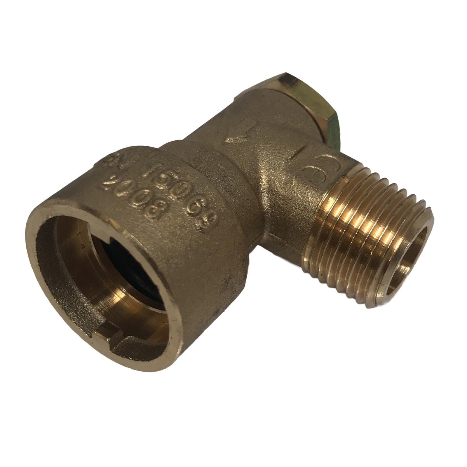 Gas 1/2" BSP Angle Bayonet Socket Cooker Fitting EN15069 CE Marked ...