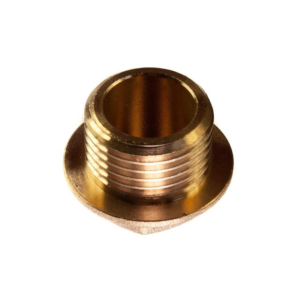 Flanged Blanking Plug 1/2" BSP Blanking Cap Brass 20.81mm Male Thread ...