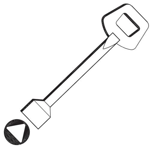 Gas Meter Box Key Electric Meter Box Metal Long Version - Replacement ...