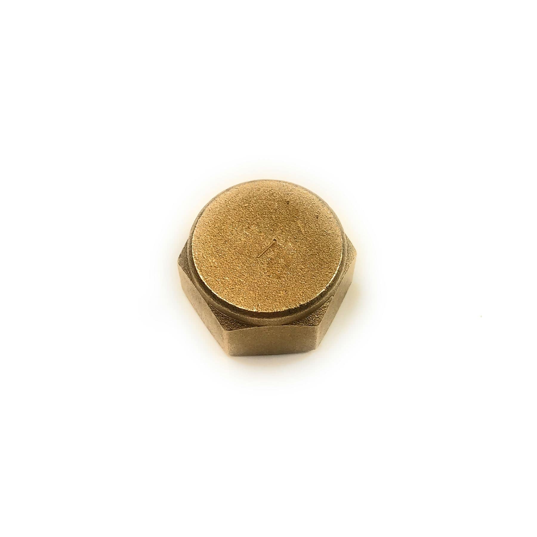 Stop End Cap 1" BSP Blanking Cap Brass Fits 30mm Thread - Plumbing ...