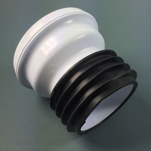 Straight WC Toilet Pan Connector to 110mm Soil Pipe - Waste Fittings ...