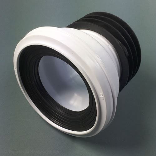 Straight WC Toilet Pan Connector to 110mm Soil Pipe - Waste Fittings ...